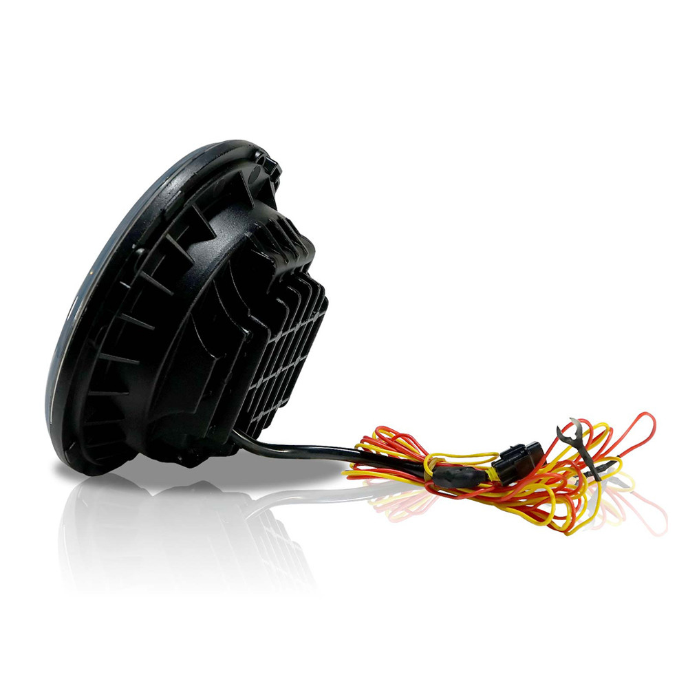 HALO RGB Color Projector LED Headlights & Fog Lights Kit for Wrangler ...