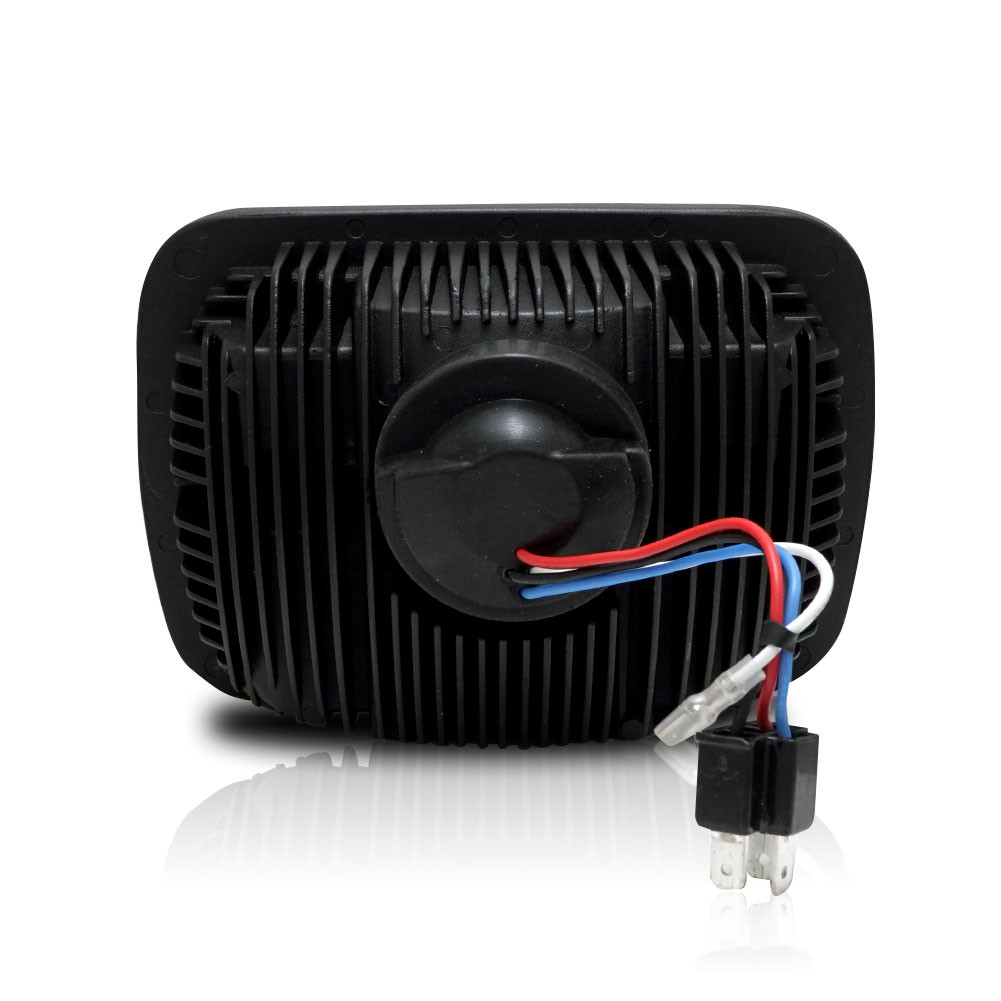 APOLLO LED Chrome Projector Headlights for XJ and YJ - JPFEDERATION