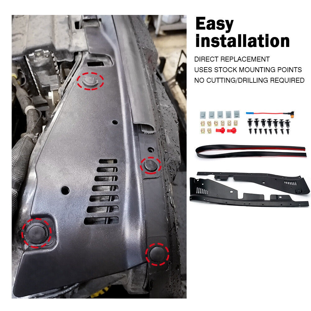 Matte Black Element Grille with LED DRL Turn Signal Lights For 2018 ...