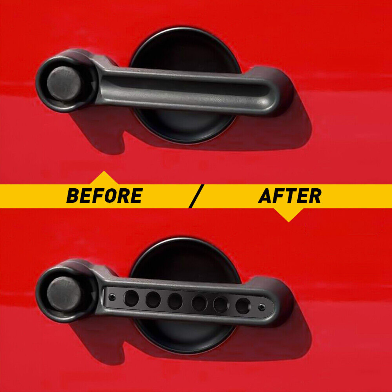 Doors Hood Hinge And Handle Grab Trim Inserts Set For Jeep Wrangler Jk