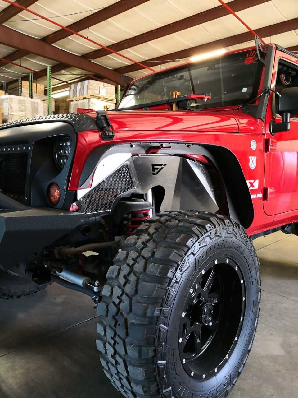 Steel Flat Top Metal Fenders for Wrangler JK 2007 2018 JPFEDERATION