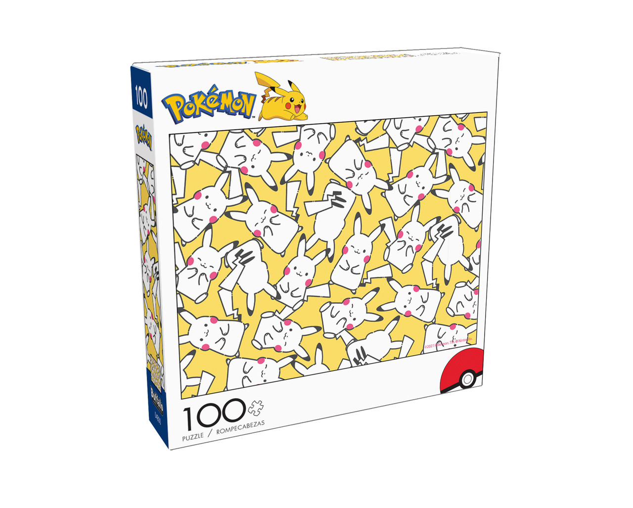 Pokémon Pikachu Pattern 100 Piece Jigsaw Puzzle