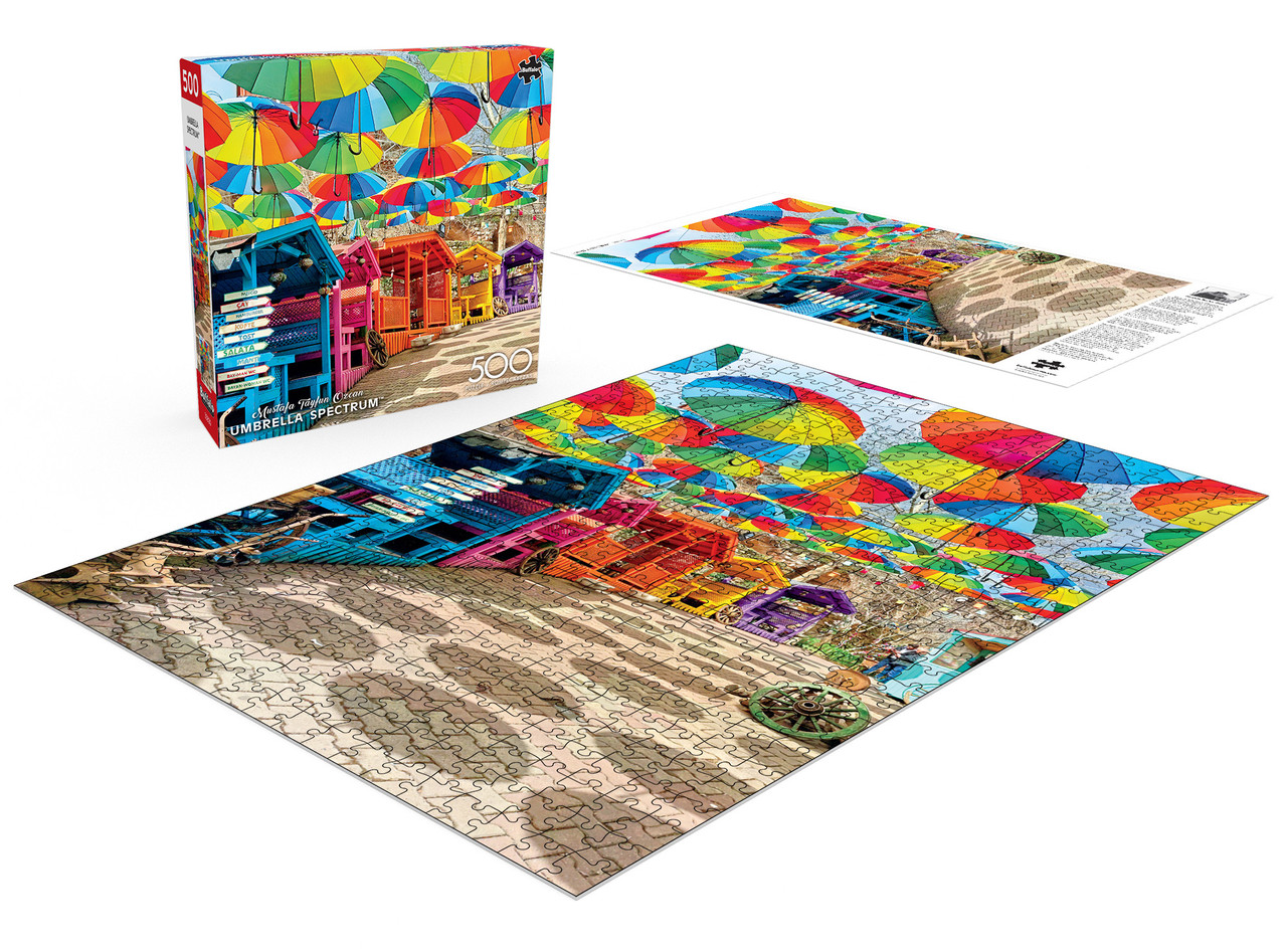 Mustafa Tayfun Ozcan: Umbrella Spectrum 500 Piece Puzzle Mustafa Tayfun Ozcan: Umbrella Spectrum 500 Piece Puzzle
