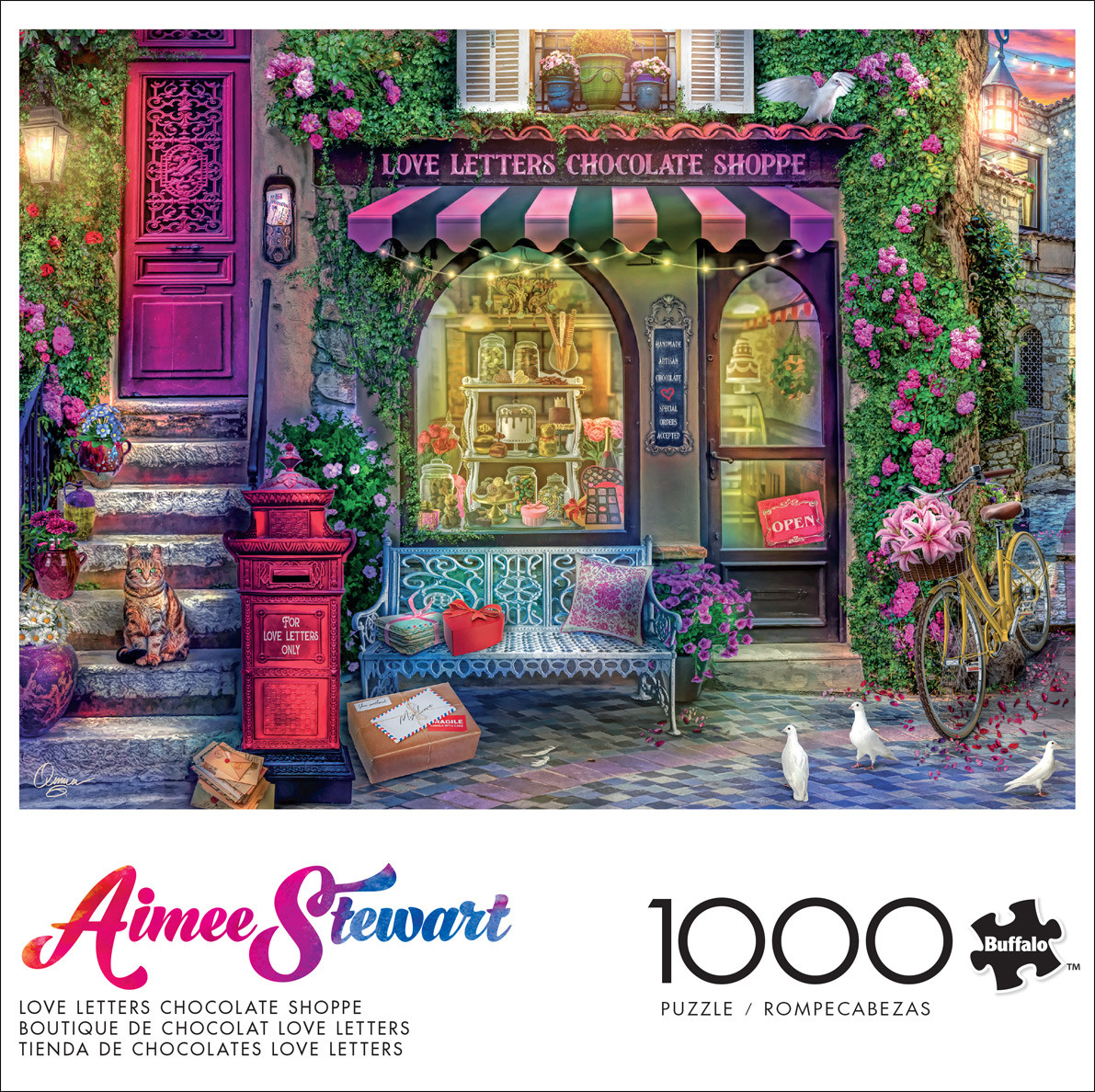 Aimee Stewart: Love Letters Chocolate Shoppe 1000 Piece Puzzle