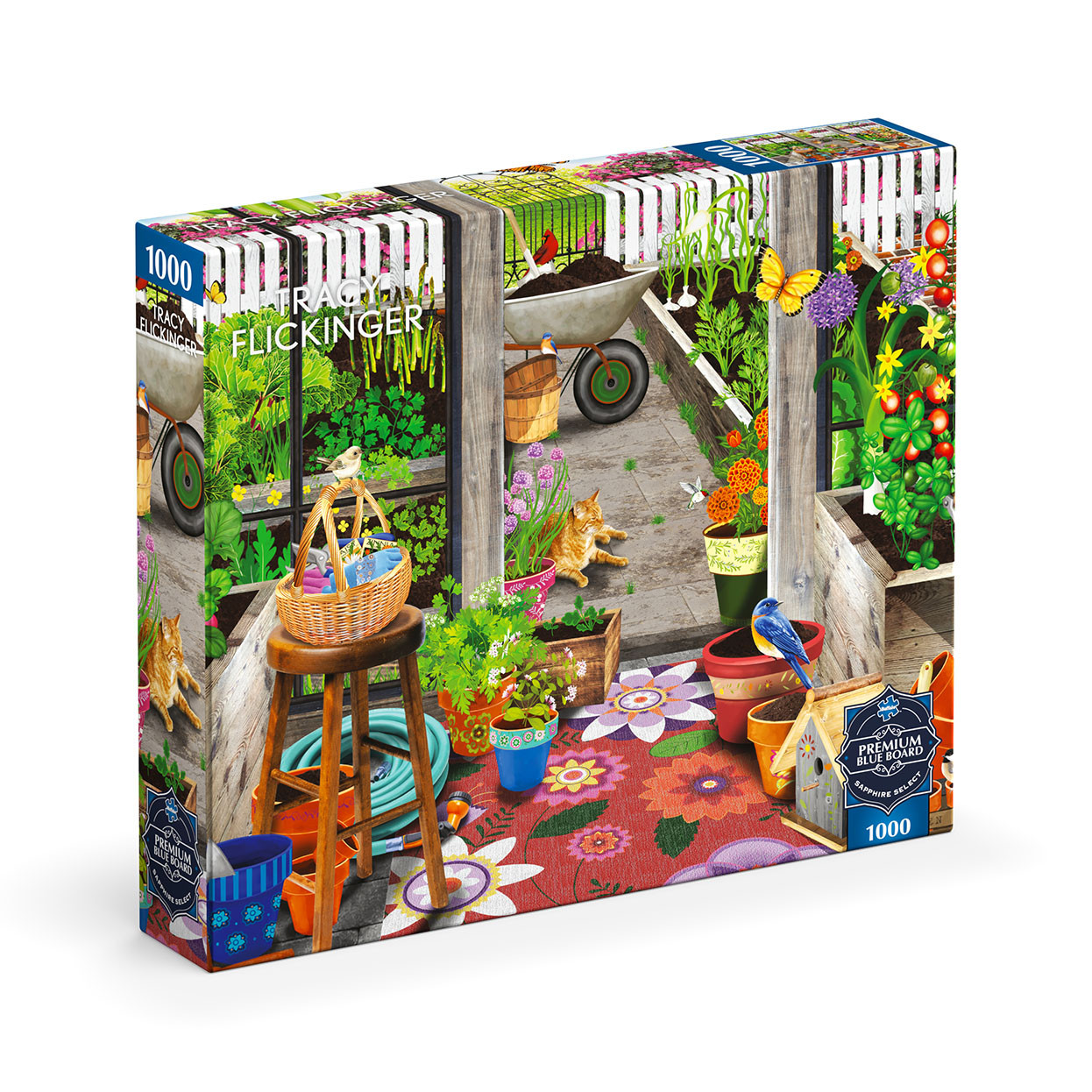 Sapphire Select: Garden Shed Greenhouse 1000 Piece Puzzle (Premium Blue ...