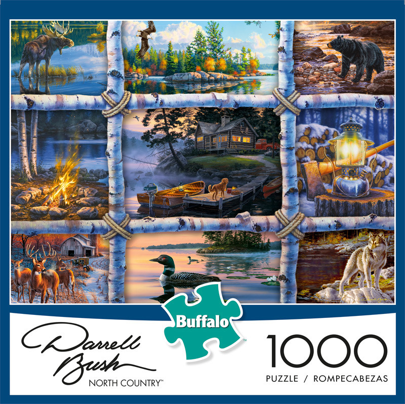 Jigsaw Puzzle Darrell Bush North Country 1000 Piece Jigsaw Puzzle