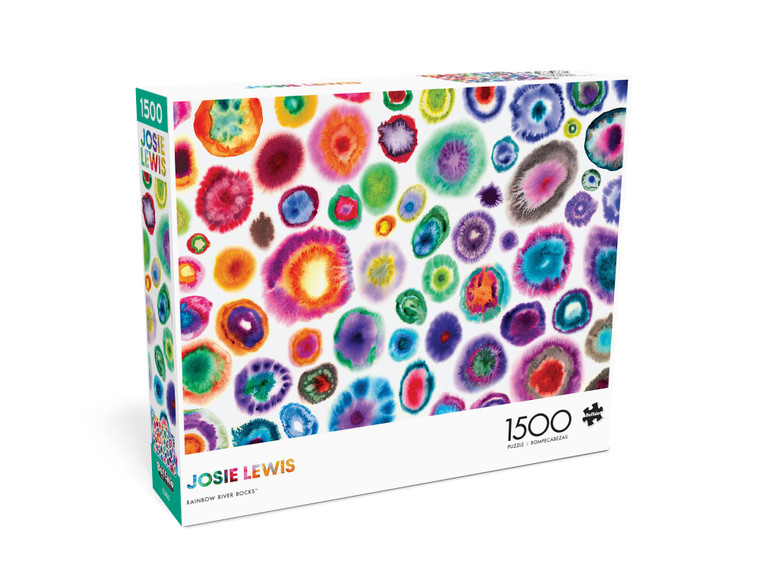 Josie Lewis: Rainbow River Rocks 1500 Piece Jigsaw Puzzle