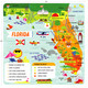 Little Buffalo State Puzzle 49-Piece Florida Jigsaw Puzzle - Kids ...