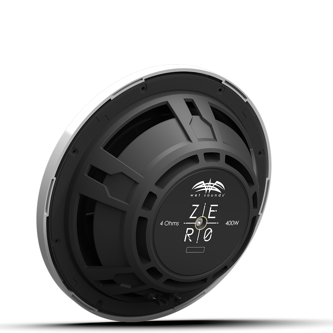 Wet Sounds Zero Series™ 12-inch 2Ω High-Output Sealed Enclosure Marine ...