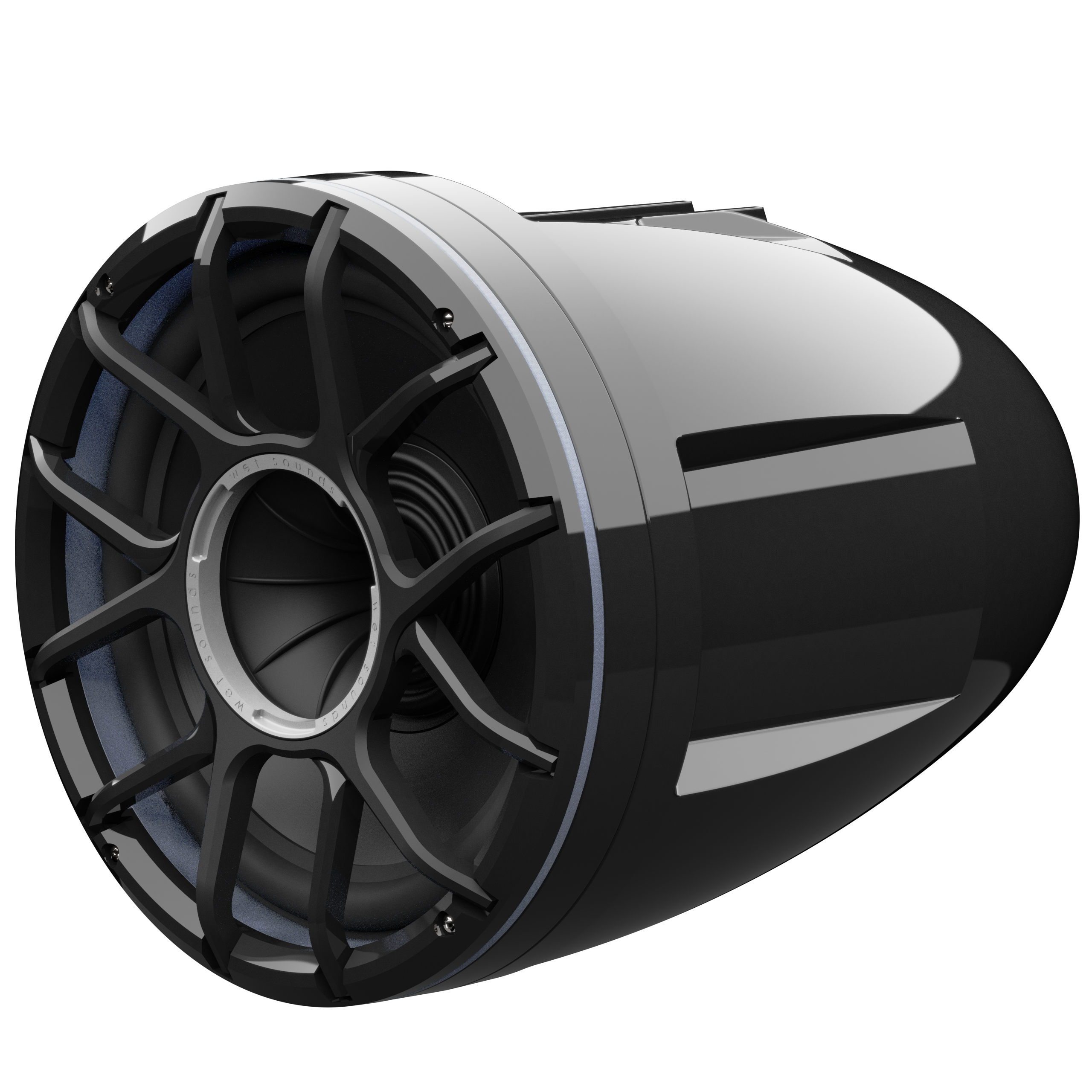 REV 10 HD Black Tower Speakers | Wet Sounds