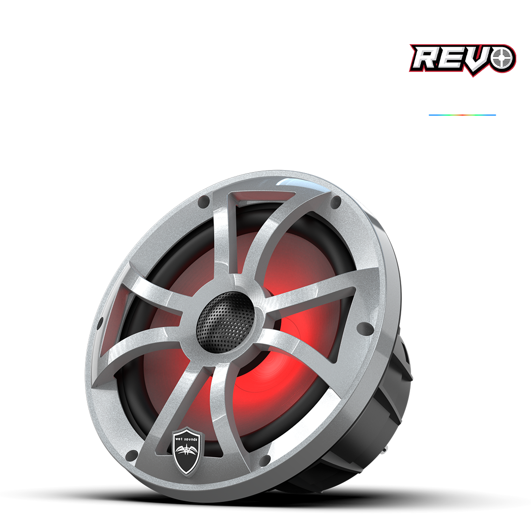 REVO Series 8-inch High-Output Component Style Coaxial Speakers w/ XS ...