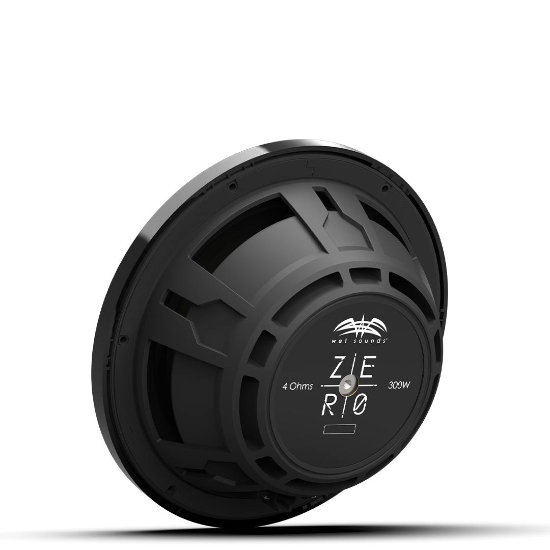 Wet Sounds Zero Series™ 10-inch 4Ω High-Output Sealed Enclosure Marine ...