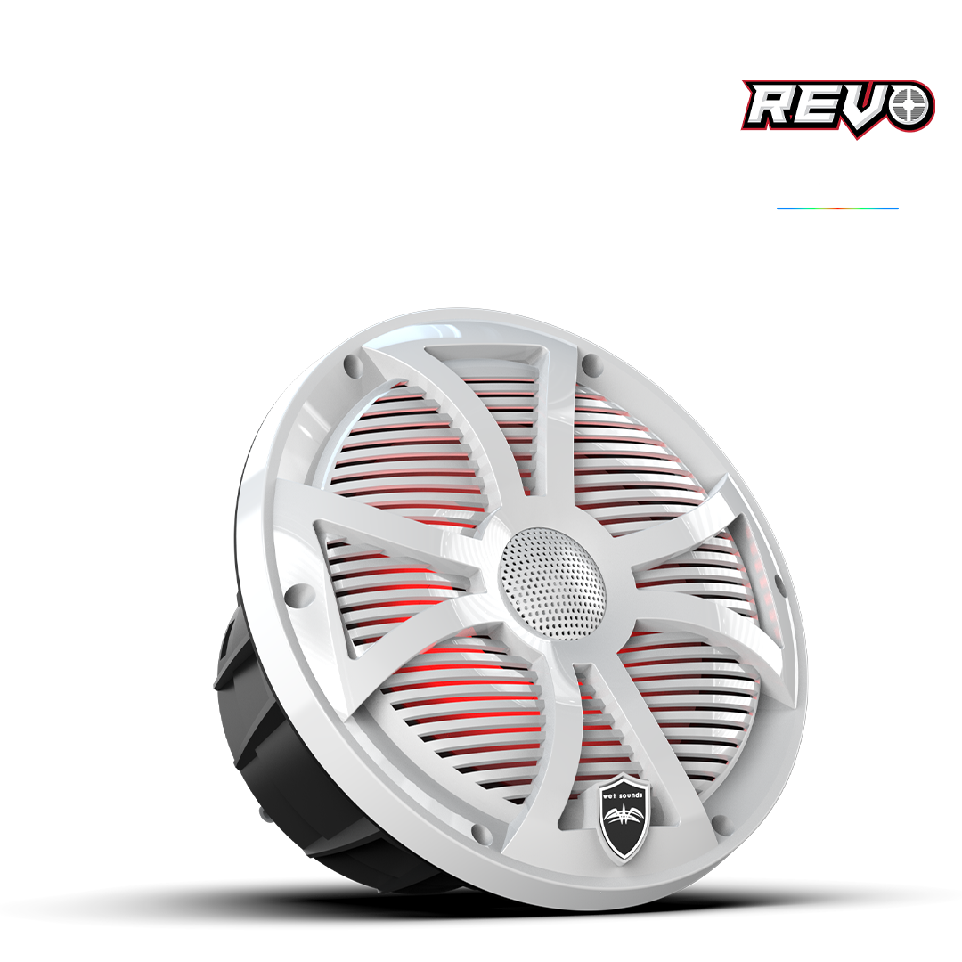 REVO Series 8-inch High-Output Component Style Coaxial Speakers w/ SW ...