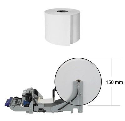 80mm x 150mm Kiosk Thermal Receipt Roll – Direct Thermal Paper | ANSUTEK