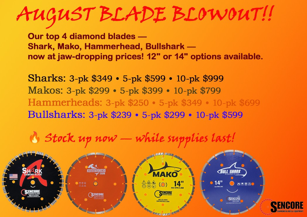 Diamond Blades - Page 1 - Sencore Tools