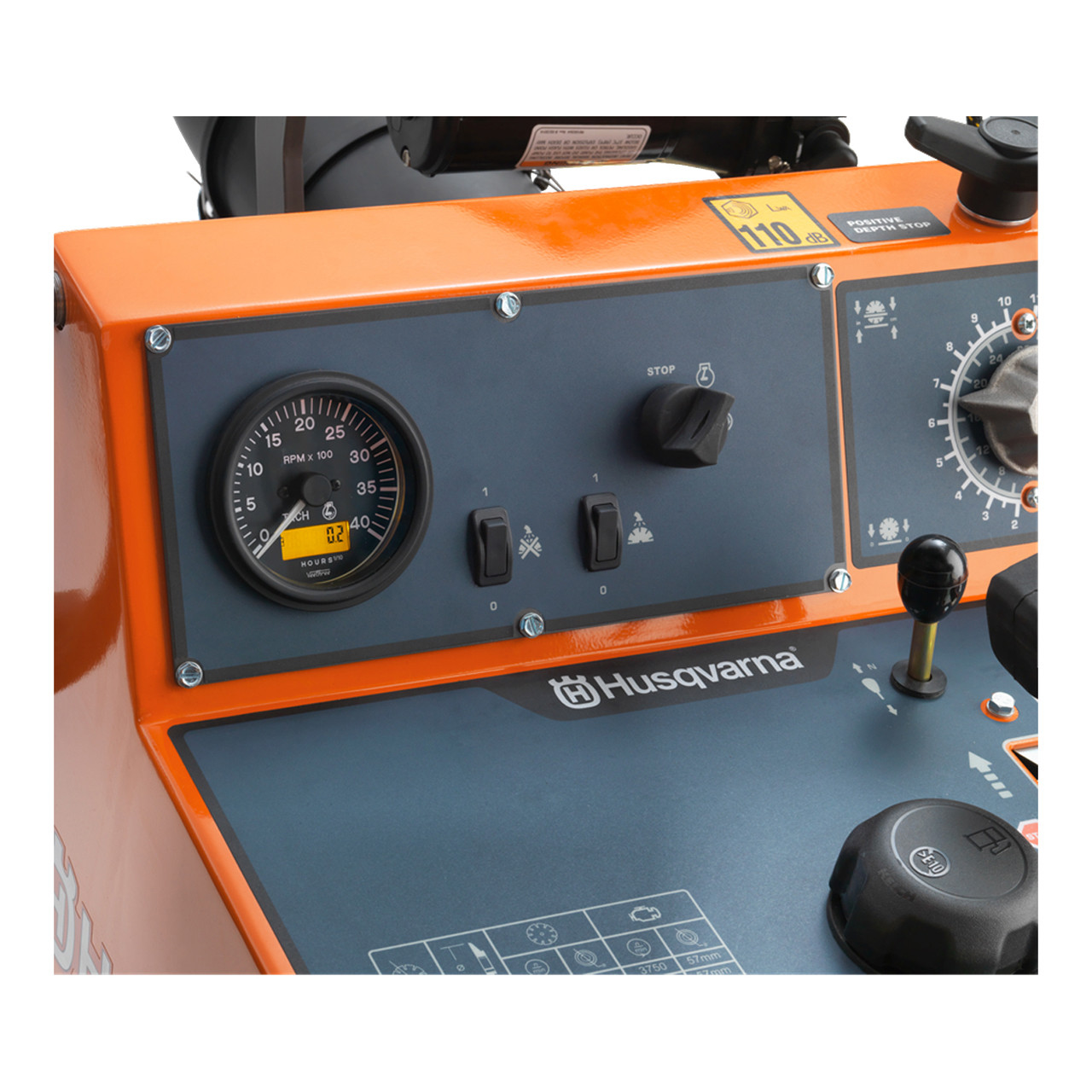 FS3500 EFI Gas Husqvarna Walk-Behind Concrete Flat Saw