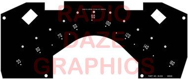 Zenith 6D014,6D029 Dial (Item: DS-A431) - Radio Daze LLC