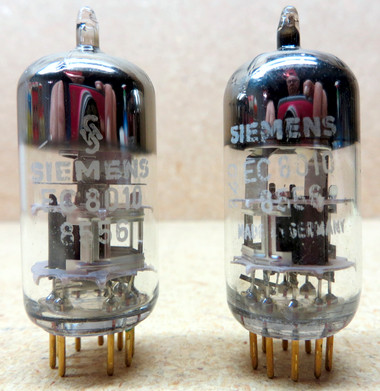 Matched Pair of Siemens-Rohre EC8010/8556 Vacuum Tubes - New Old Stock ...