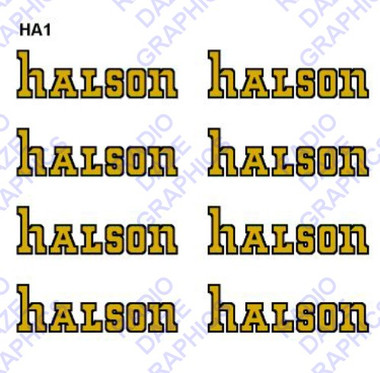 Halson-8 decals (Item: DCL-HA1) - Radio Daze LLC