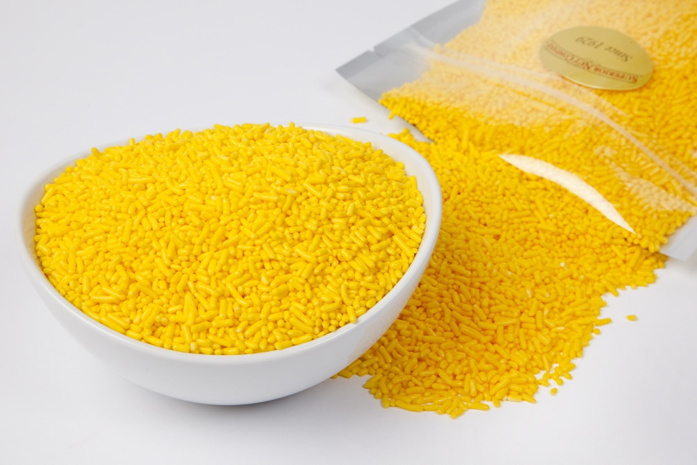 Buy Yellow Sprinkles from NutsinBulk | Nuts in Bulk Official Store ...