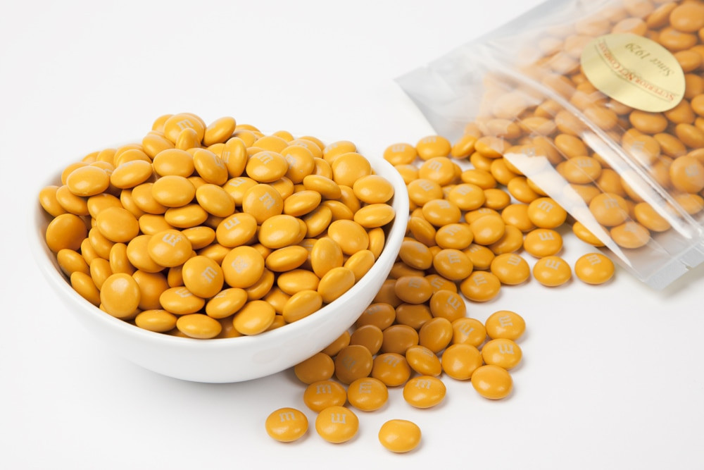 Buy Gold Milk Chocolate M&M's Candy from NutsinBulk | Nuts in Bulk ...