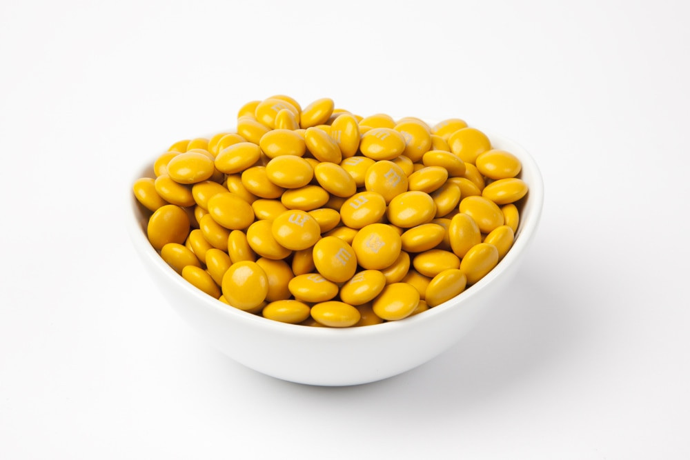 Buy Gold Milk Chocolate M&M's Candy from NutsinBulk | Nuts in Bulk ...