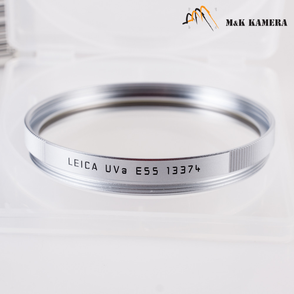 Leica E55 UVa Silver 13374 Filter #374 - M & K Kamera Trading Limited 齊齊影攝影器材