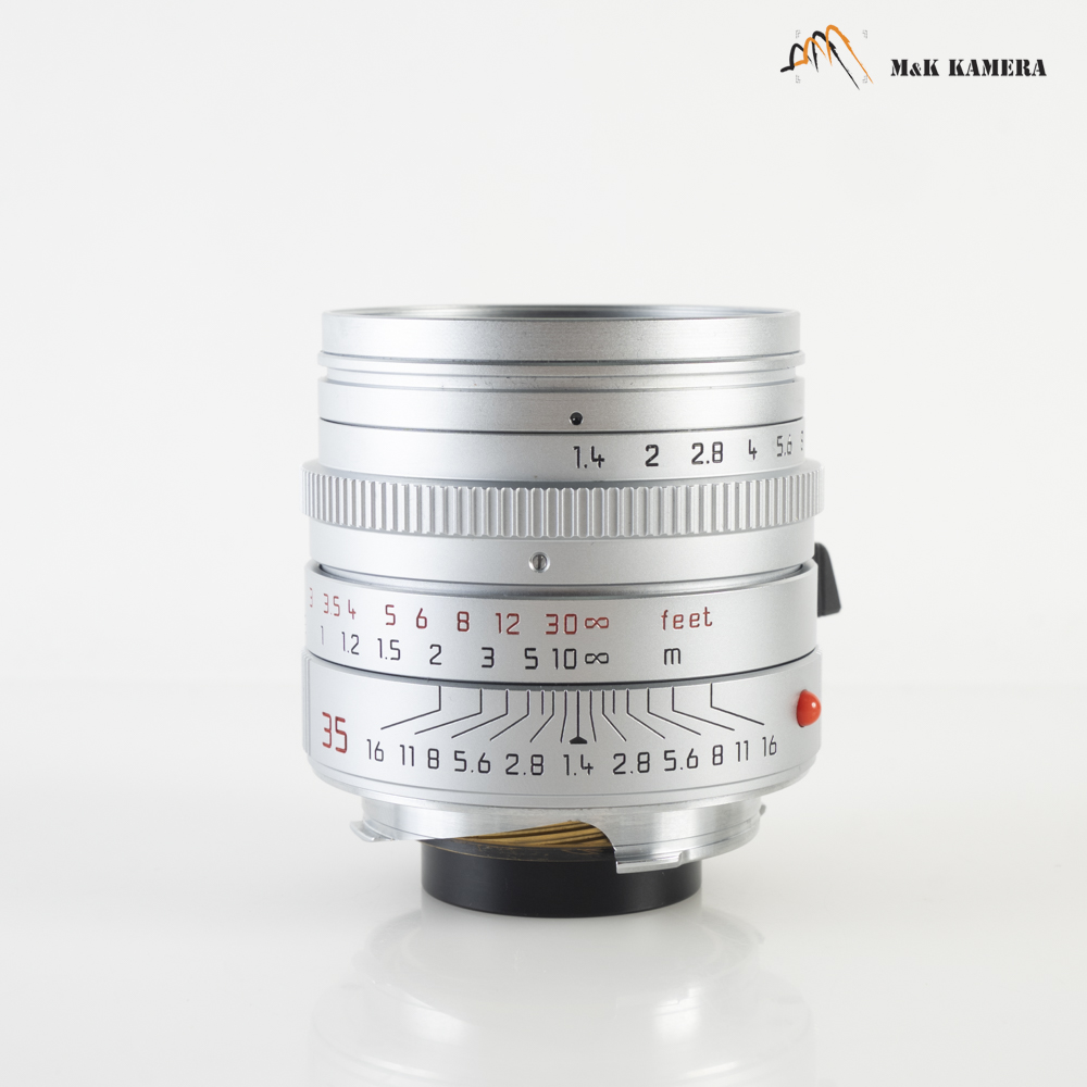 Leica Summilux-M 35mm F/1.4 ASPH Silver Lens Yr.1996 Germany 11883 #950 ...