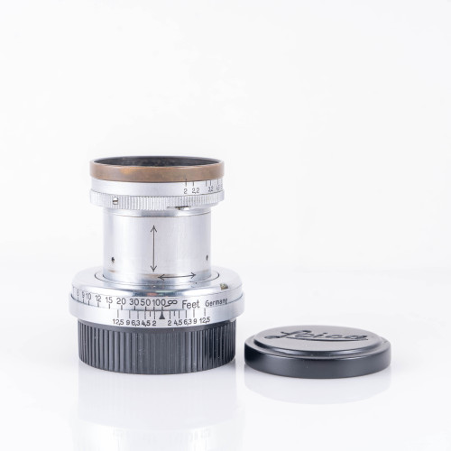 Leica Summar L39 50mm F/2.0 Silver BLACK RIM Rare #11042 - M & K Kamera ...