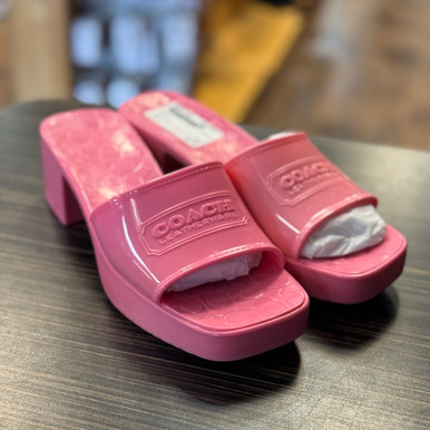 Used Coach Wedge Sandals 8