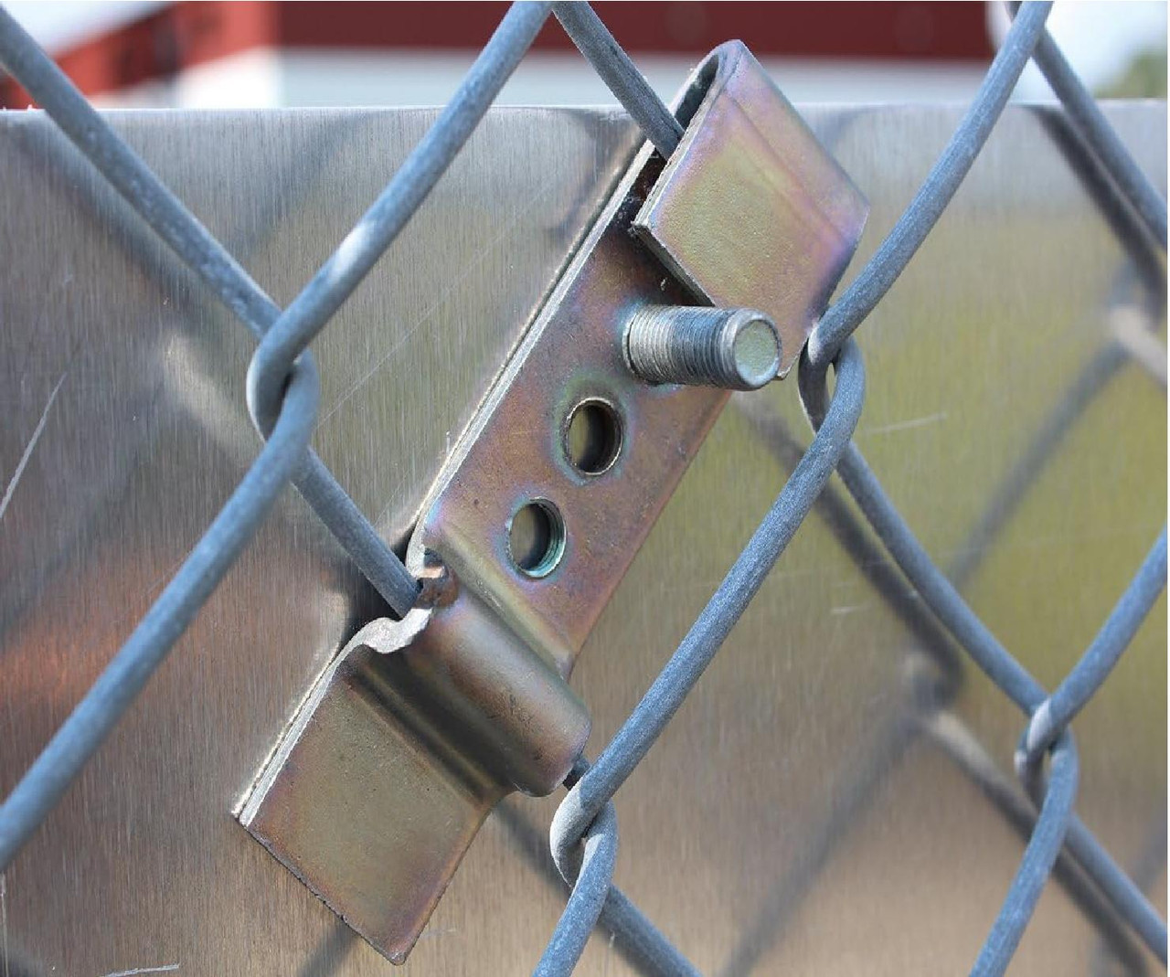Chain Link Fence Sign Brackets - 2 Pack