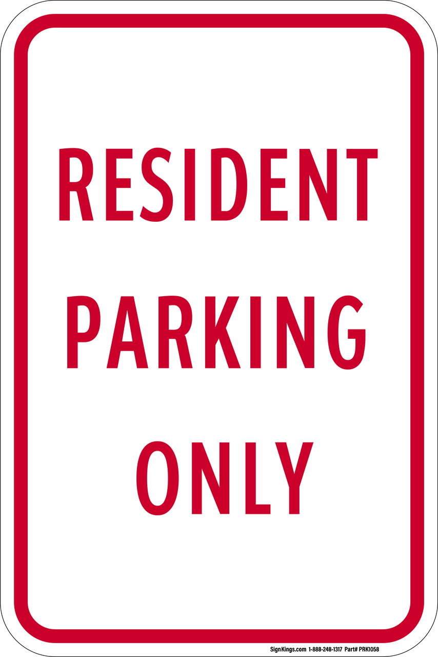 Resident Parking Only