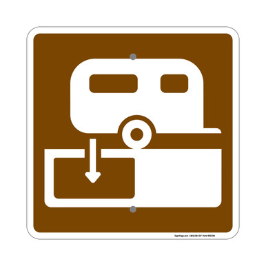 Dump Station, Sanitary Station Sign, MUTCD Compliant