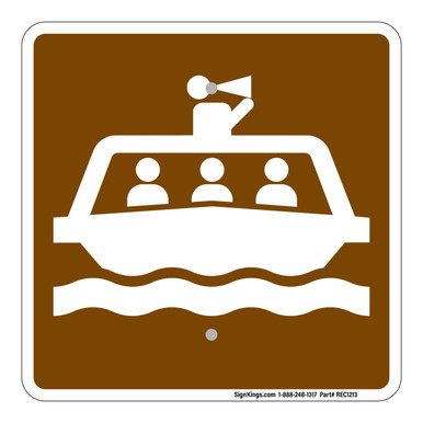 Tour Boat Sign, MUTCD Compliant