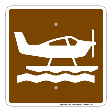 Sea Plane Base Sign, MUTCD Compliant