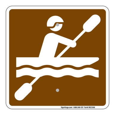 Kayaking Sign, MUTCD Compliant