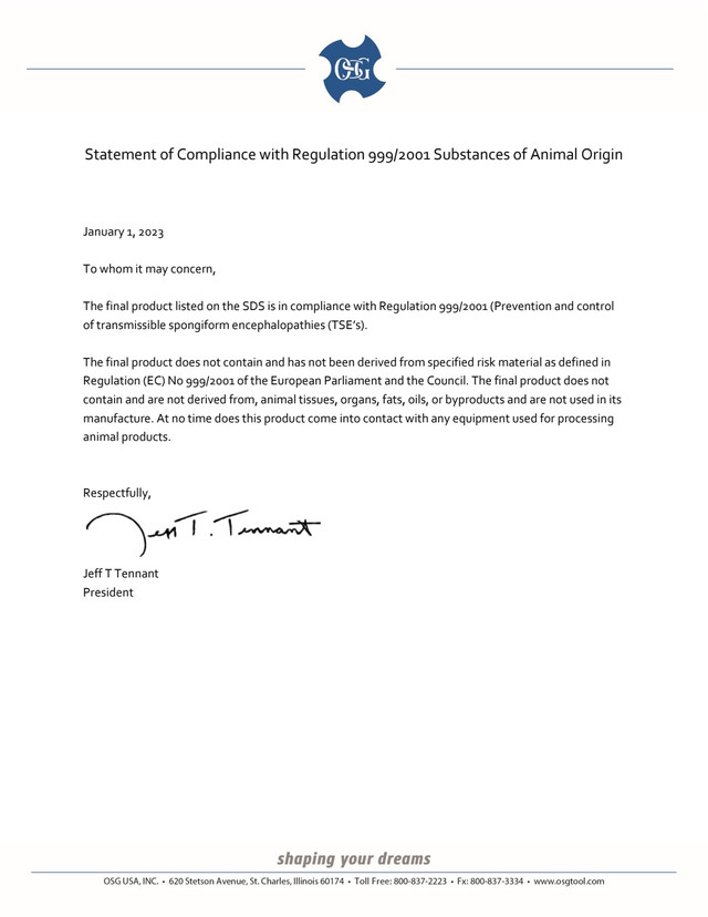 Osg General Purpose Tooling