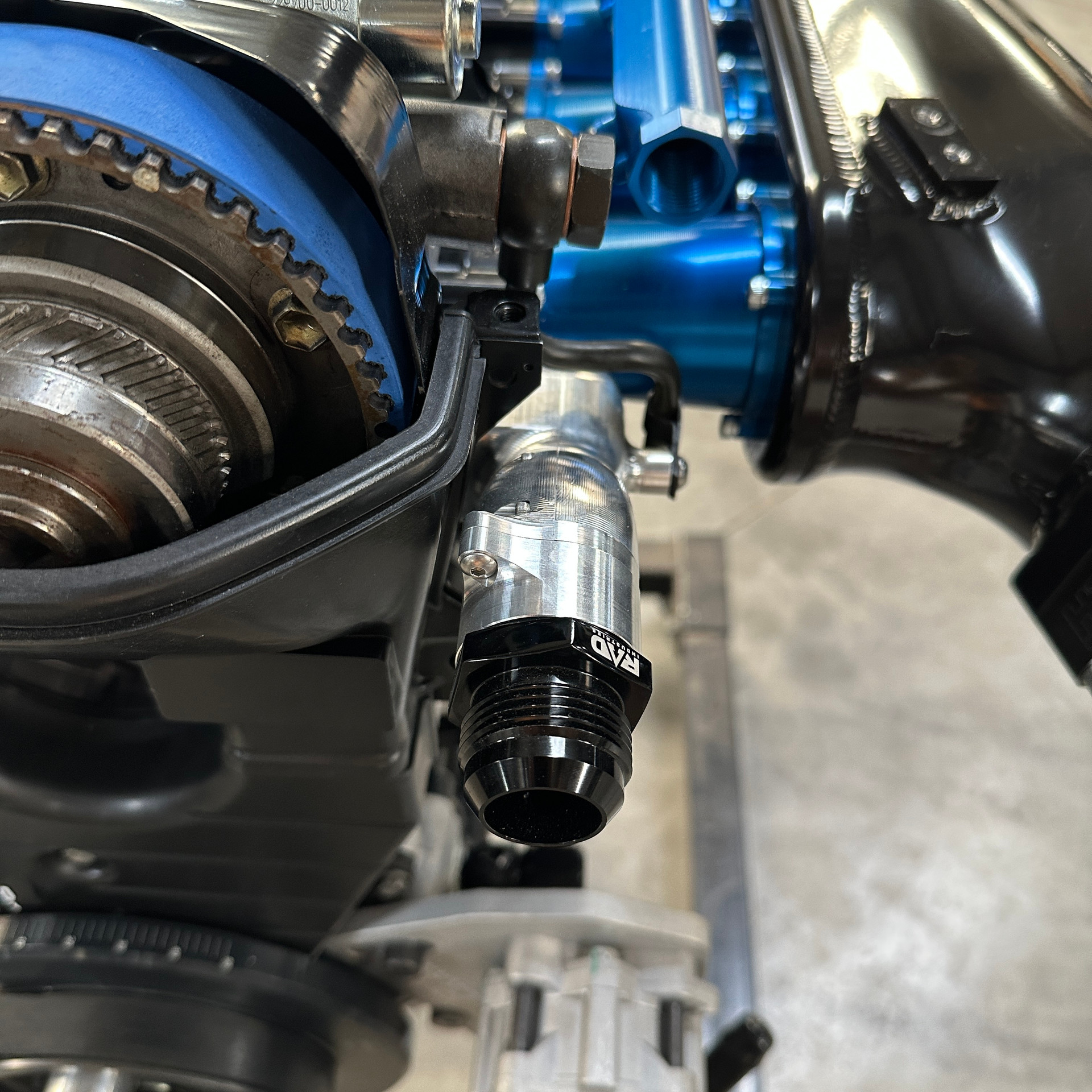 RAD Industries 2JZ-GE Billet Upper Water Neck - RAD Industries Parts Store