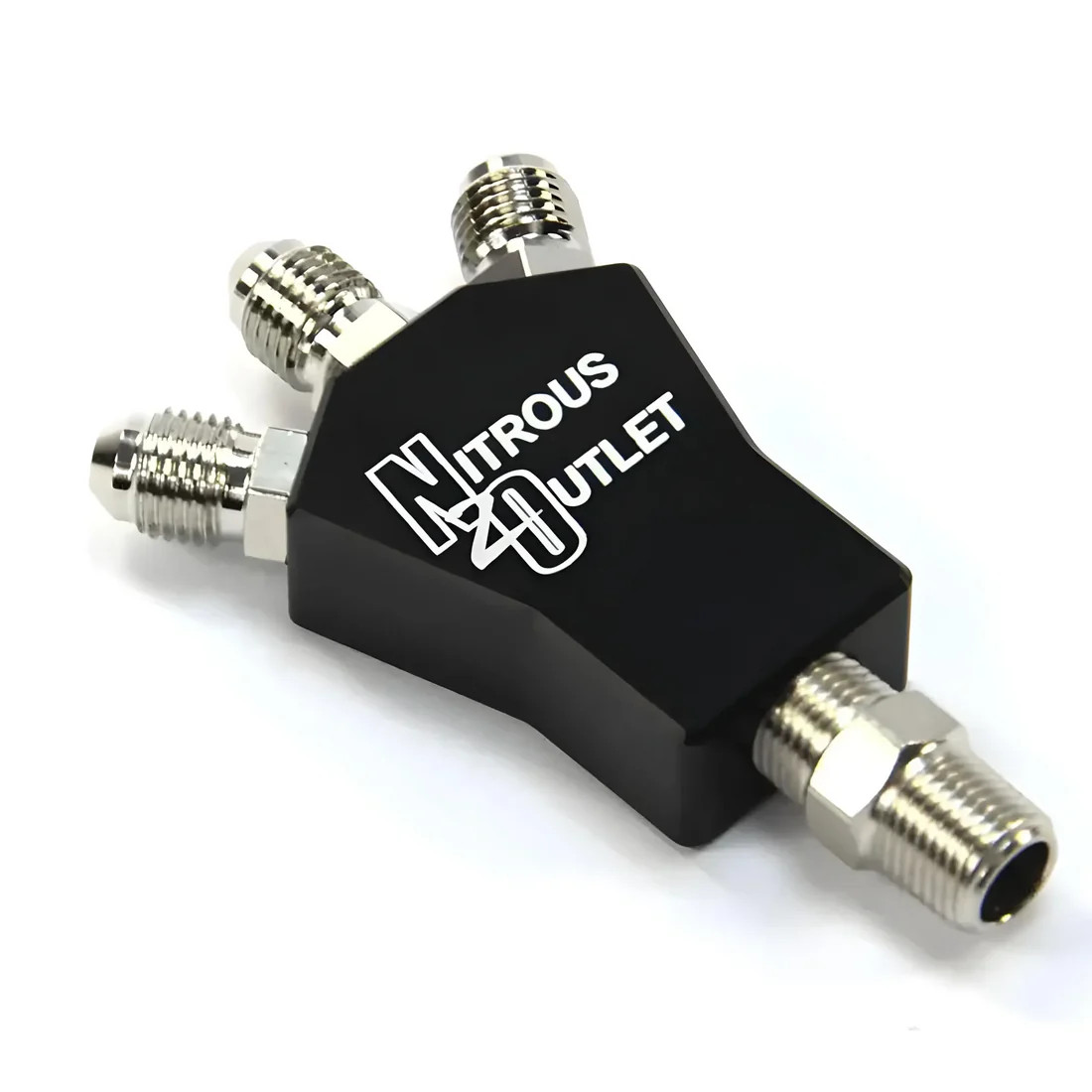 [PN: 50-01723] Powersports 1 In 3 Out Distribution Block w/Fittings (1/ ...