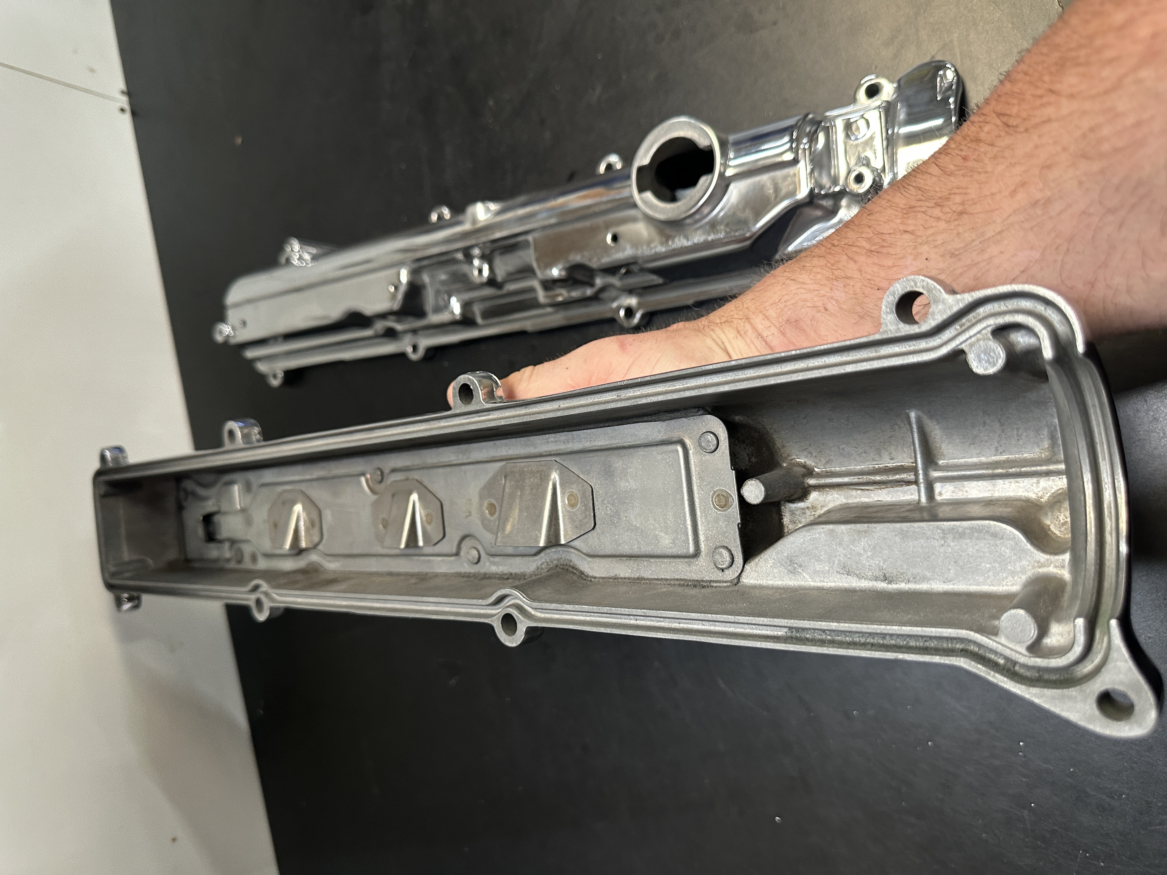 2JZ GTE VVTI Valve Covers Polished