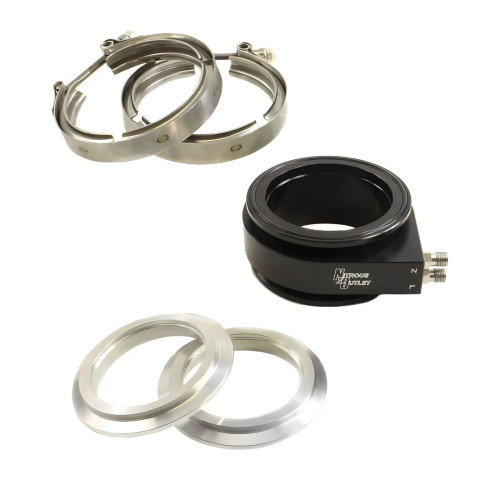 [PN: 00-47002] Nitrous Outlet Interspooler 4" Wet/ Dry Nitrous Plate ...