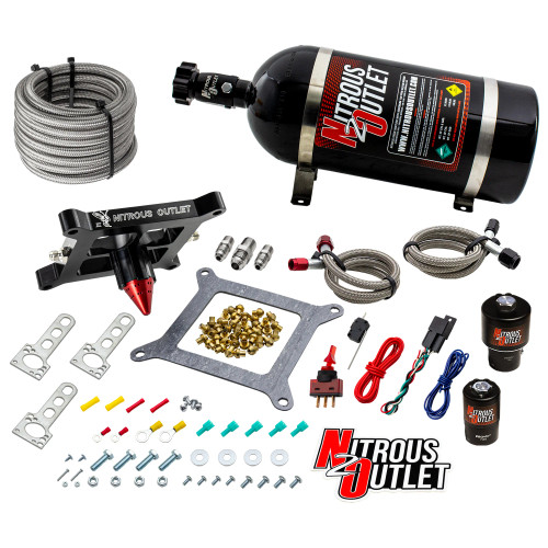 [PN: 00-10602-GEN3] Stinger 3 Race Wet 4150 Nitrous Plate System