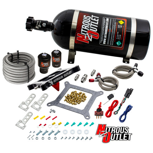 [PN: 00-10602-GEN4] Stinger 4 Race Wet 4150 Nitrous Plate System
