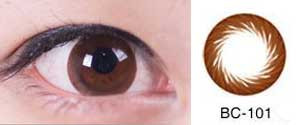 GEO Magic Circle Lenses Dark Brown BC-101
