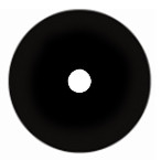 CrazyLab 22mm Black Sclera Circle Lenses