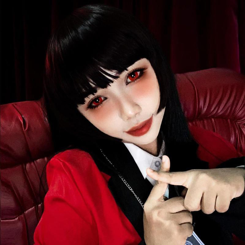 CrazyLab Red Mini Sclera Circle Lenses