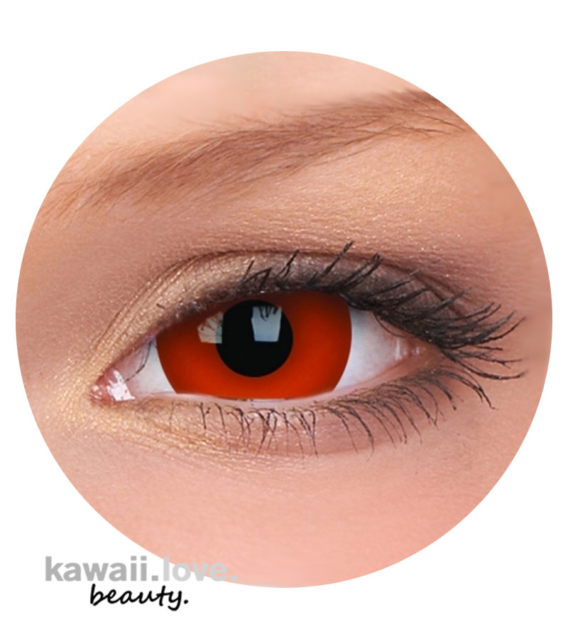 CrazyLab Red Mini Sclera Circle Lenses