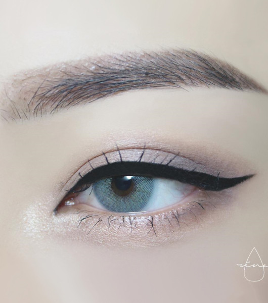 Cloud Light Gray Circle Lenses