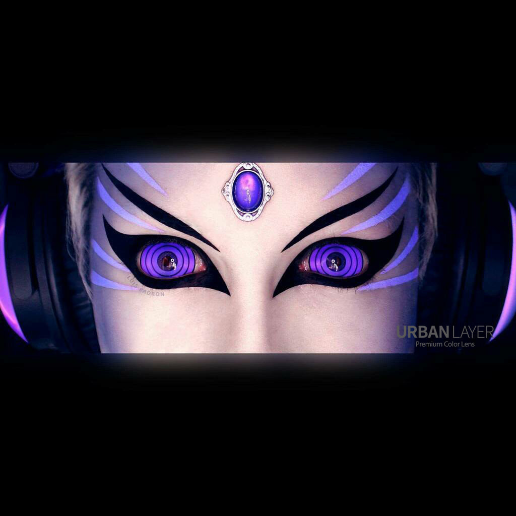 CrazyLab 22mm Violet Colossus Sclera Circle Lenses