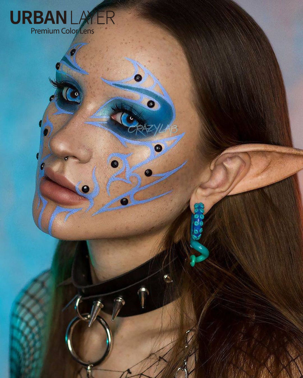 Crazylab Aqua Man 17mm Mini Sclera Circle Lenses